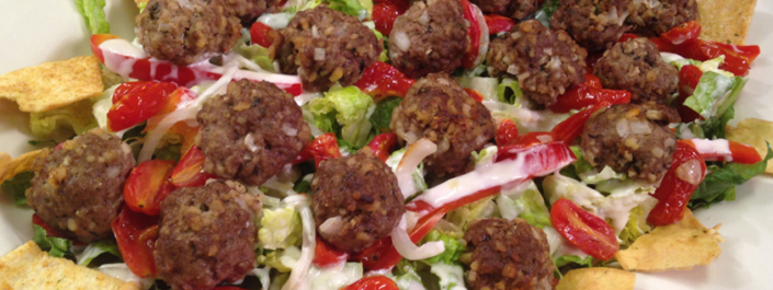 Meatball Salad - Sparkle Markets Recipe Archive