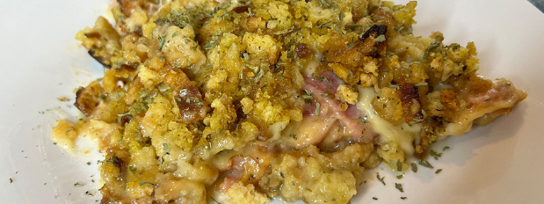 Chicken Cordon Bleu Slow Cooker Casserole | Sparkle Recipes
